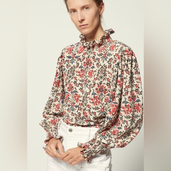 Isabel Marant | Tops | Isabel Marant Fantine Top Red 4 | Poshmark